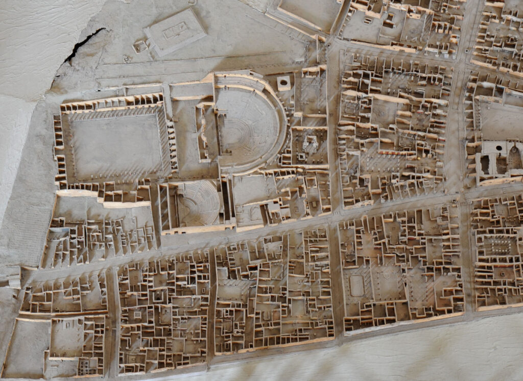 Scale model of Pompeii - mann napoli|museo archeologico di napoli